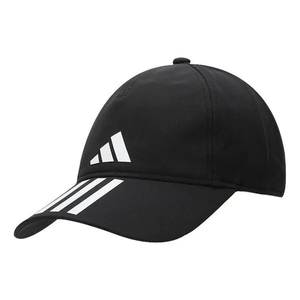 Adidas 3-stripes Aeroready Baseball Cap - Black/black/black