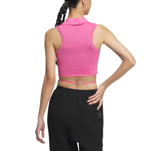 Adidas Sleeveless Cropped Polo Tank