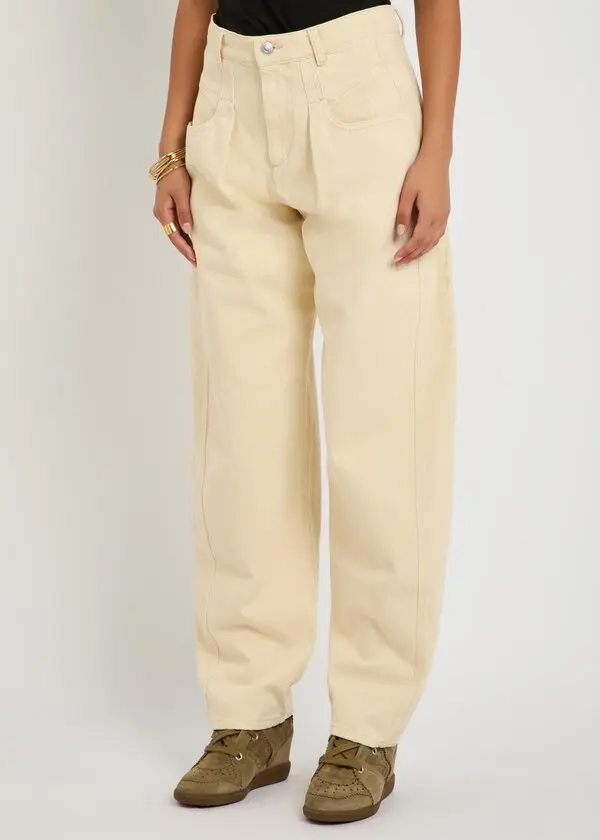 Isabel Marant Étoile Lisha Barrel-leg Jeans - Beige