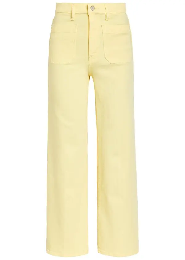 FRAME The Anchor Straight-leg Jeans - Yellow