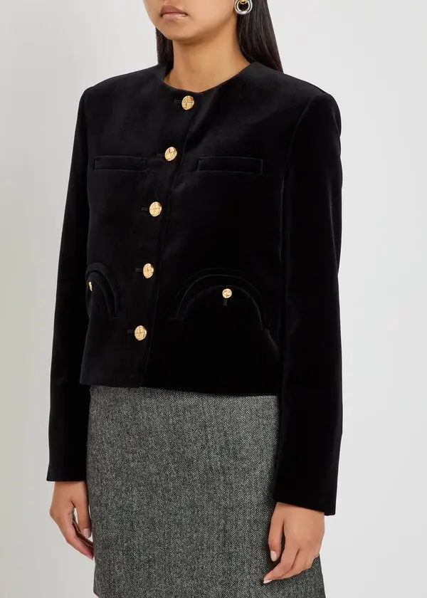 BLAZÉ MILANO Shamo Bolero Velvet Jacket
