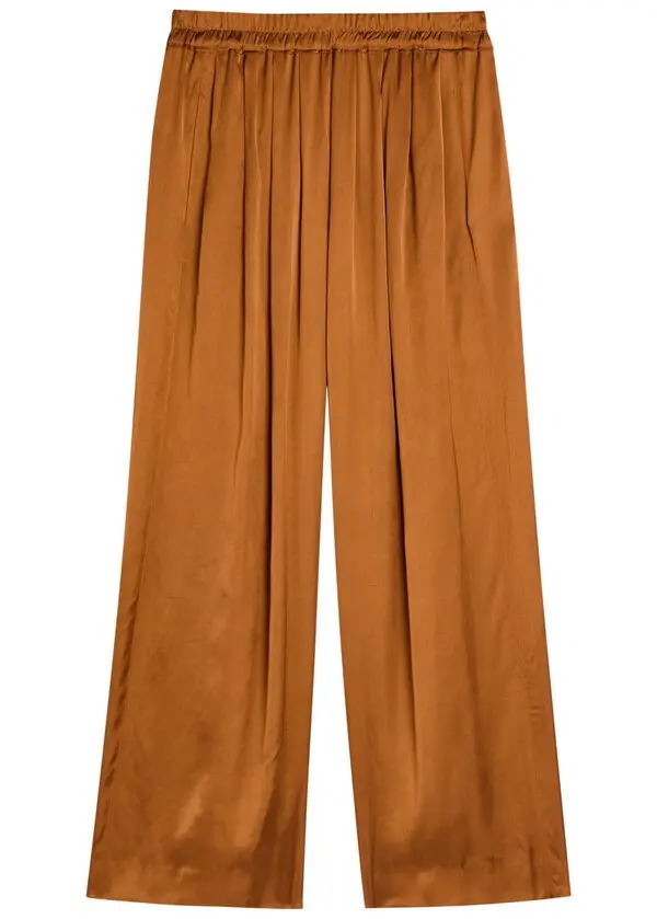 Isabel Marant Étoile Nolia Wide-leg Satin Trousers