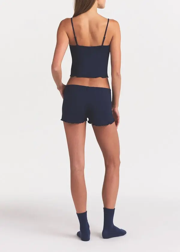 SKIMS Sleep Camisole Stretch-modal Pyjama Set - Navy