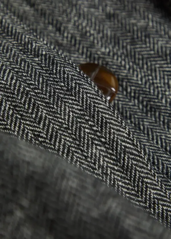 BLAZÉ MILANO Coiba Herringbone Wool-blend Jacket