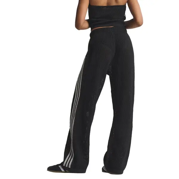 Adidas Originals Knitted Crochet Track Pants - Black