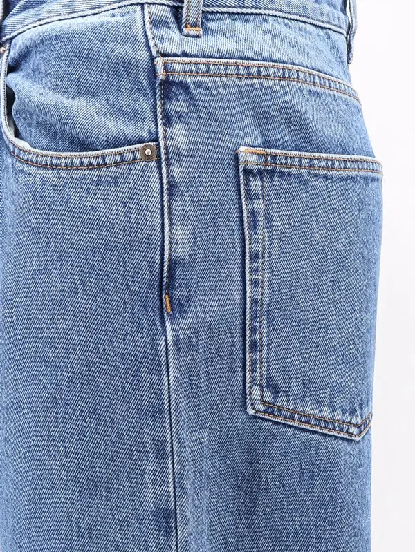 Loewe Anagram Baggy Jeans With Embroidery On The Front