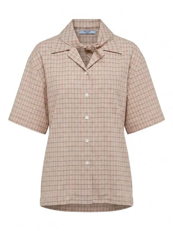 Prada Madras Print Shirt - Multicolor