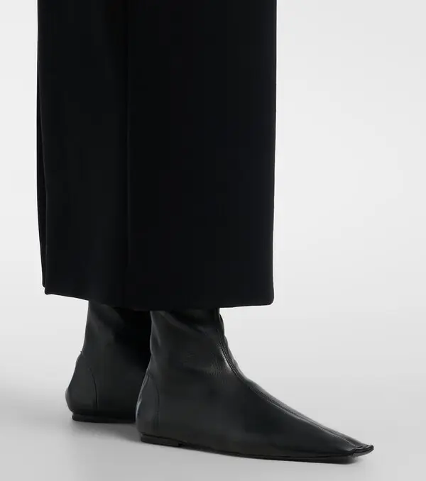 Khaite Marlene Leather Boots