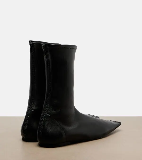 Khaite Marlene Leather Boots