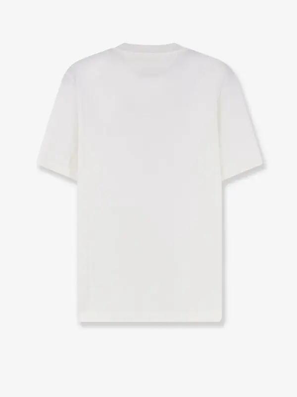 Brunello Cucinelli Cotton T-shirt With Print On The Front