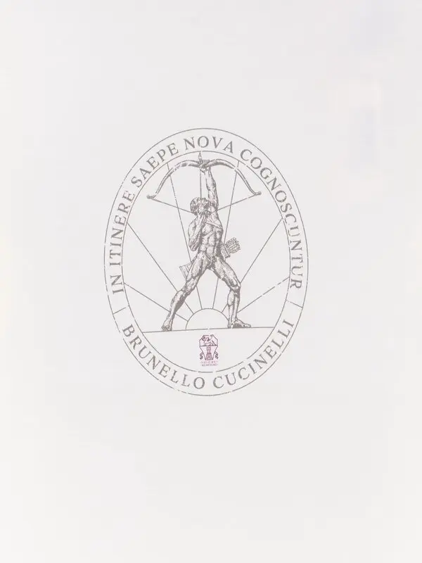 Brunello Cucinelli Cotton T-shirt With Print On The Front