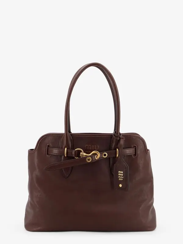 Miu Miu Aventure Leather Handbag - Multicolor