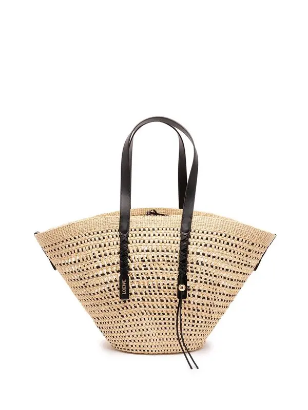 Loewe Large Braided Basket Bag - Multicolor