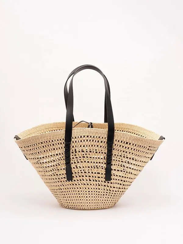 Loewe Large Braided Basket Bag - Multicolor