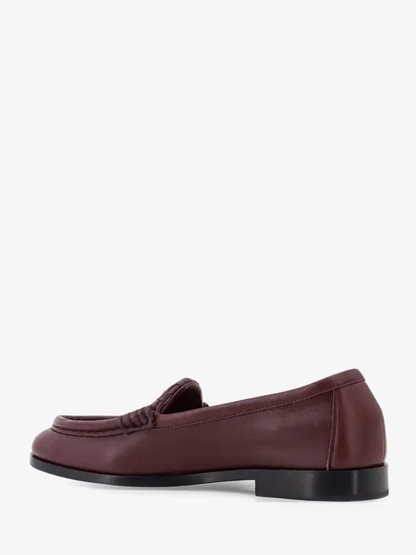 Bottega Veneta Silenzio Leather Loafers With Intrecciato Pattern - Multicolor