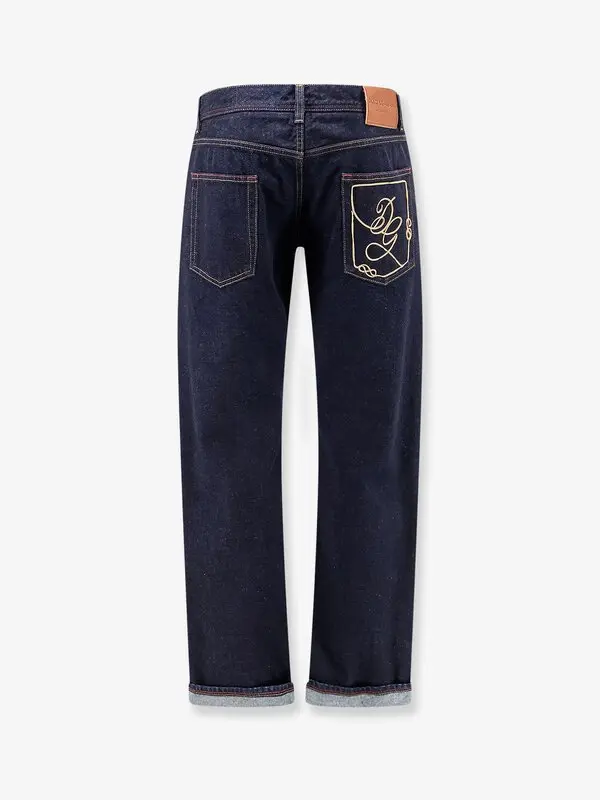 Dolce & Gabbana Classic Jeans With Logo Embroidery