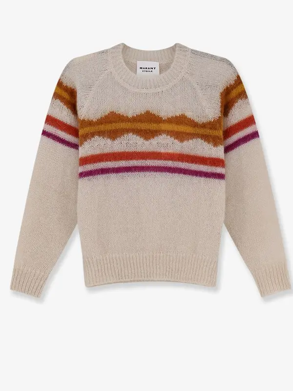 Isabel Marant Étoile Monette" Mohair And Cashmere Blend Sweater - Cream