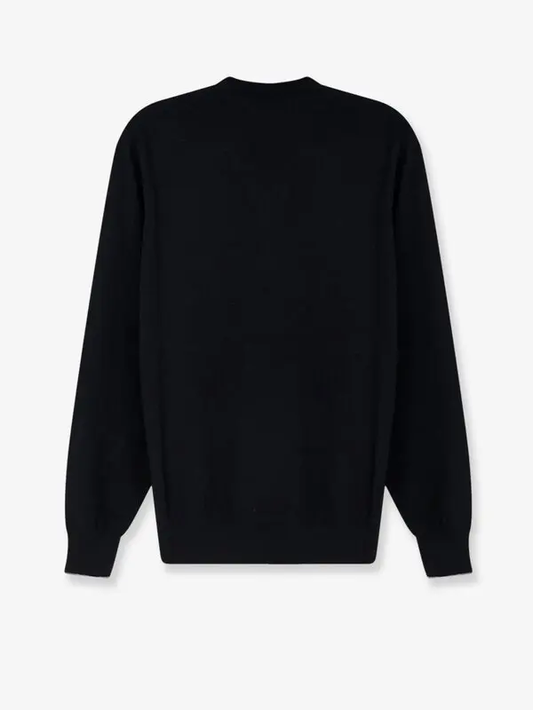 Brunello Cucinelli V-neck Cashmere Sweater - Black
