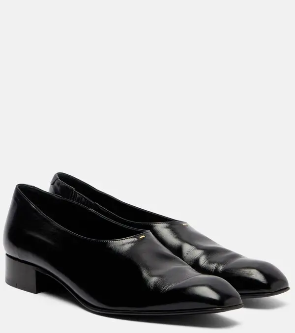 Khaite Colt Leather Loafers