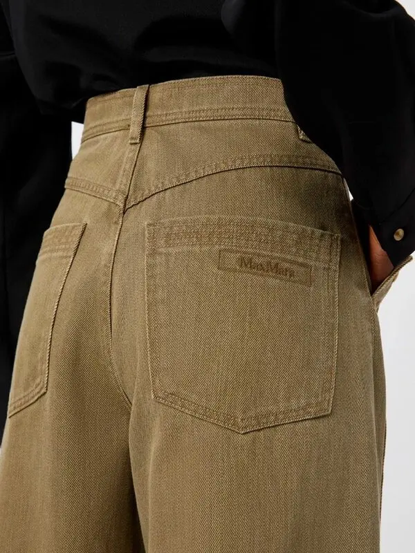 Max Mara Alamaro Cotton Pants - Multicolor