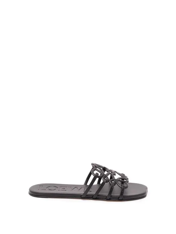 Loewe Petal Anagram Slides - Multicolor