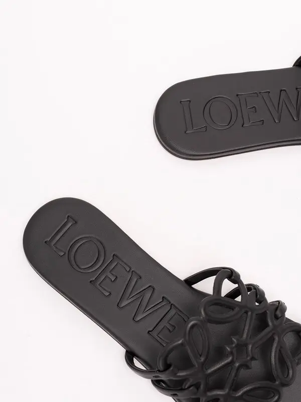 Loewe Petal Anagram Slides - Multicolor