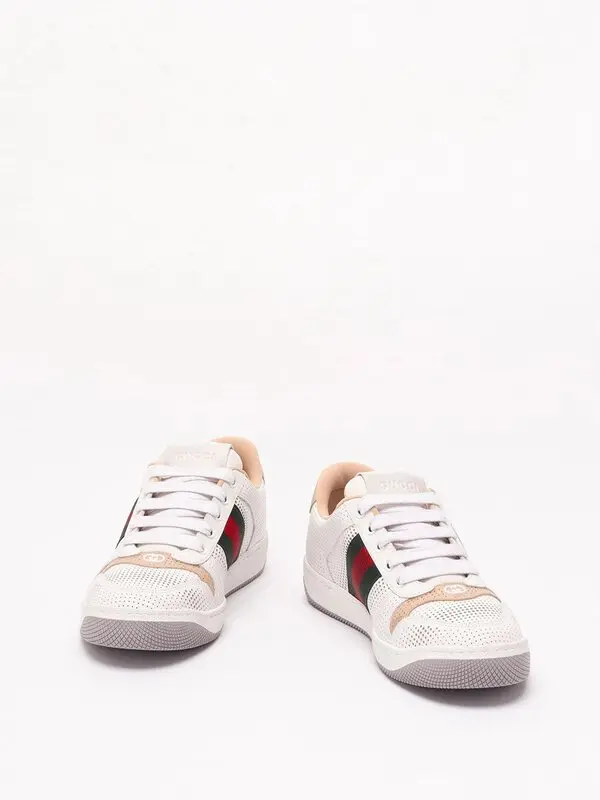 Gucci Leather Sneakers - Multicolor