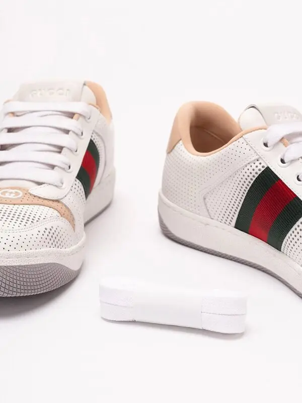 Gucci Leather Sneakers - Multicolor