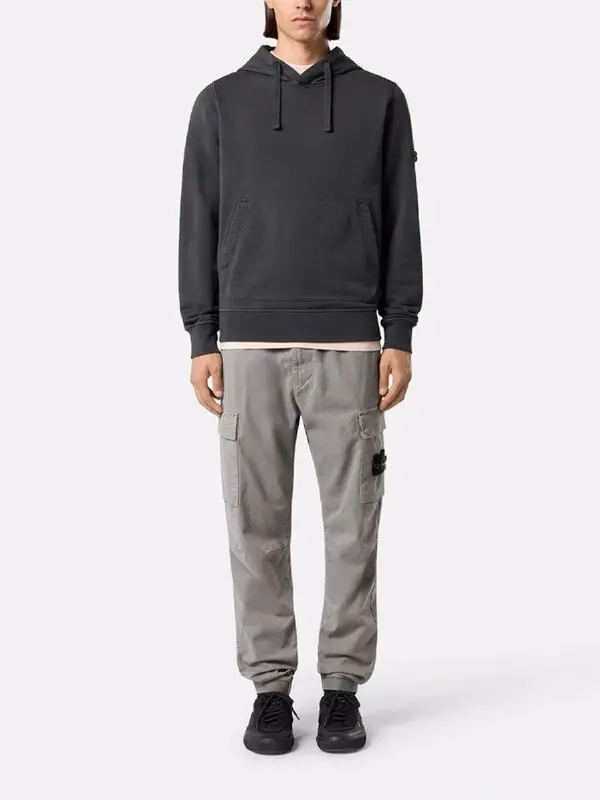 Stone Island Garment Dyed "old" Cotton Cargo Pants - Multicolor