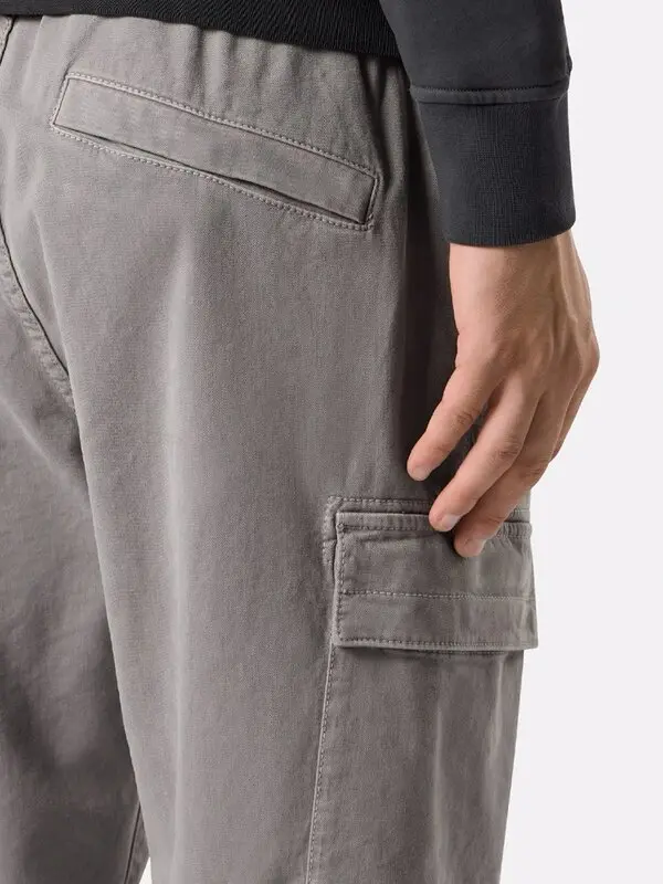 Stone Island Garment Dyed "old" Cotton Cargo Pants - Multicolor