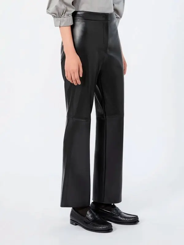 Max Mara Leather-look Pants - Multicolor