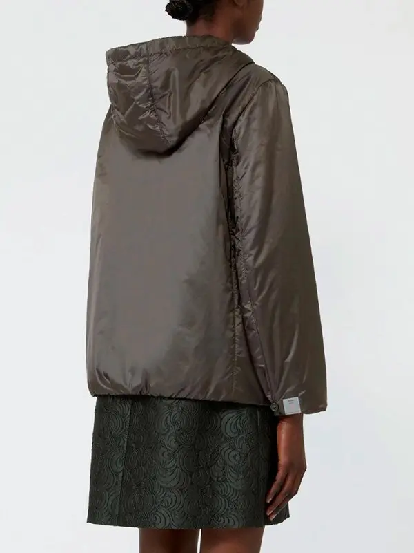 Max Mara Hooded Zip-up Jacket - Multicolor