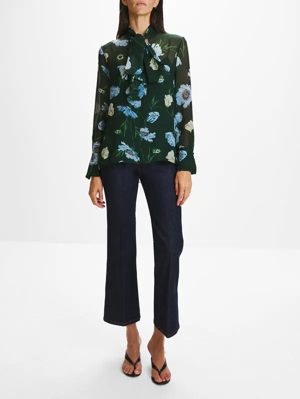 Gucci Floral Silk Voile Shirt