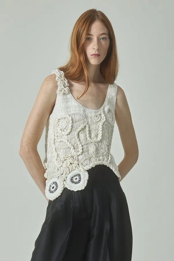 HEIRLOME India Top - Ivory