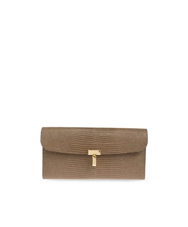 TOTEME T-lock Embossed Wallet