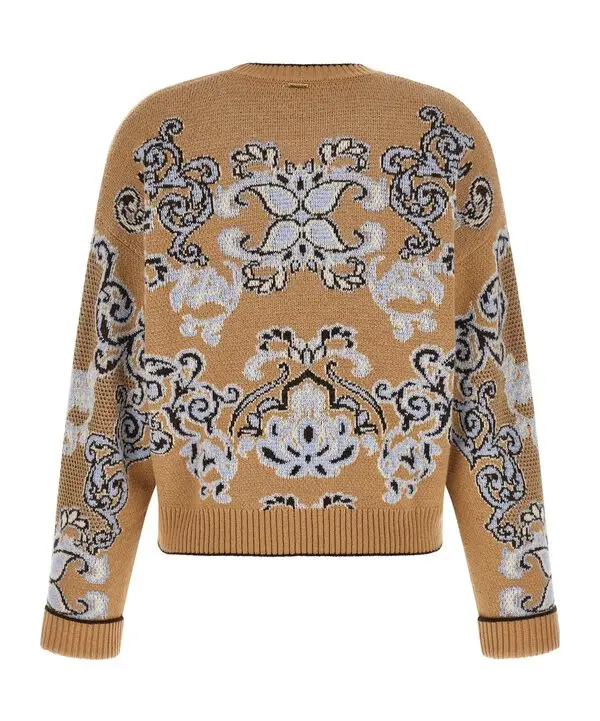 TWINSET Jacquard Wool-blend Sweater