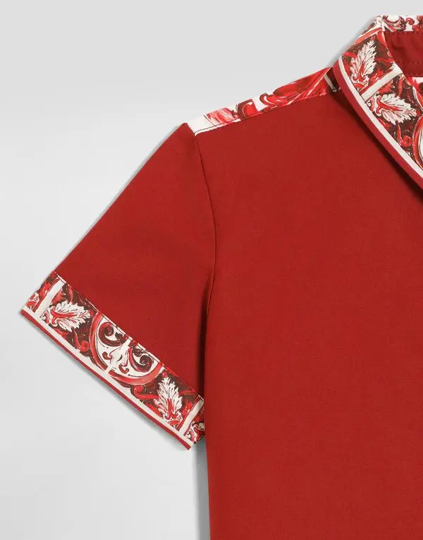 Dolce & Gabbana Majolica Print Poplin Shirt