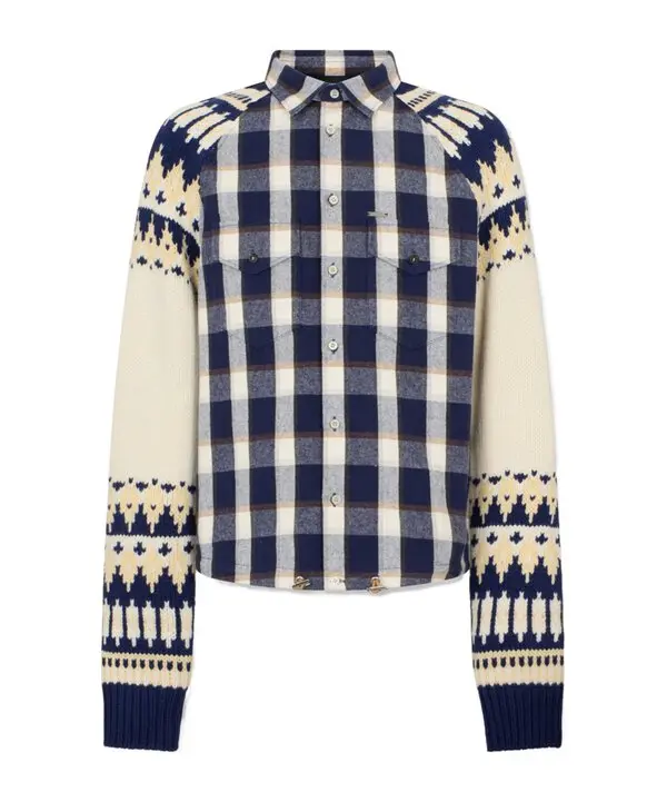 Dsquared2 Classic Check Drawstring Shirt