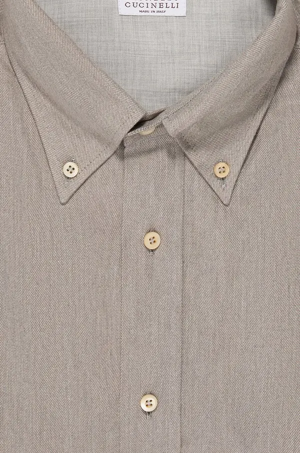 Brunello Cucinelli Button-down Box-pleat Shirt