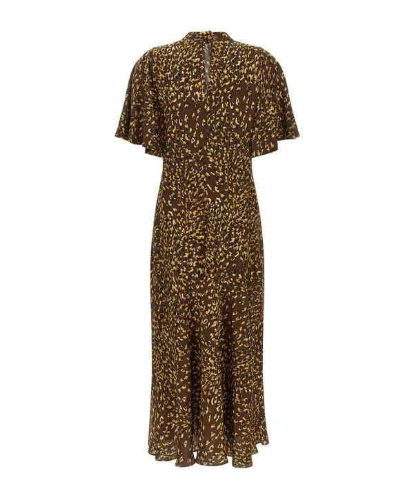 TWINSET Animal Print High-neck Dress