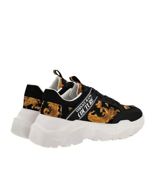 Versace Baroque Lace-up Sneakers