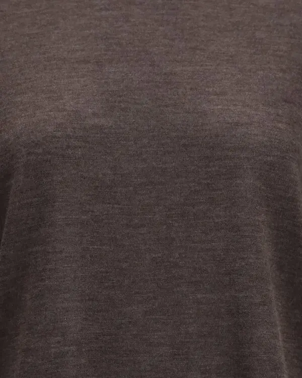 Loulou De Saison Fine-knit Cashmere T-shirt - Brown