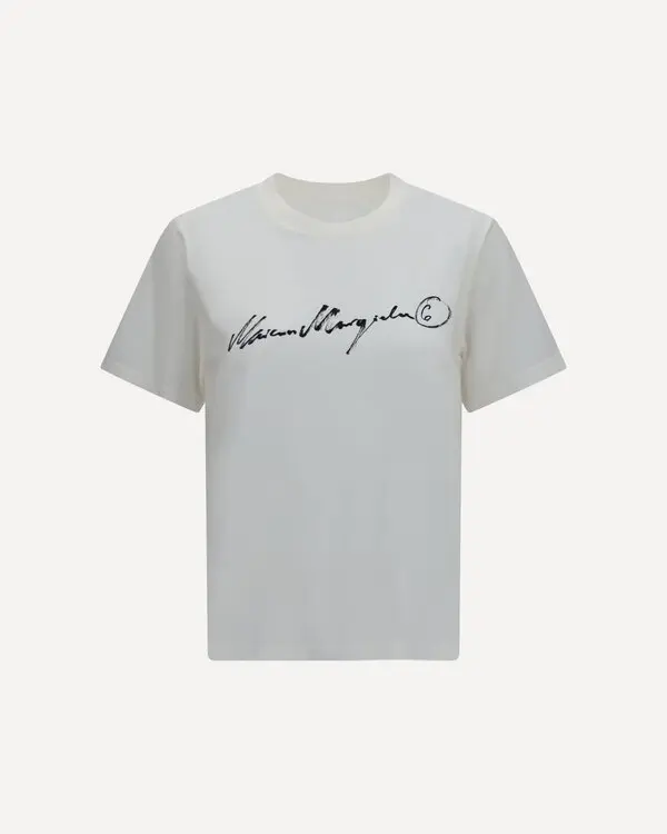 MAISON MARGIELA Central-print T-shirt Feale