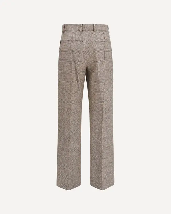 Burberry Tailored Linen And Wool-blend Pants