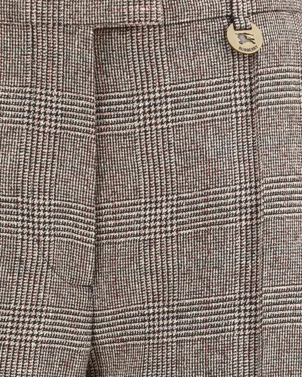 Burberry Tailored Linen And Wool-blend Pants