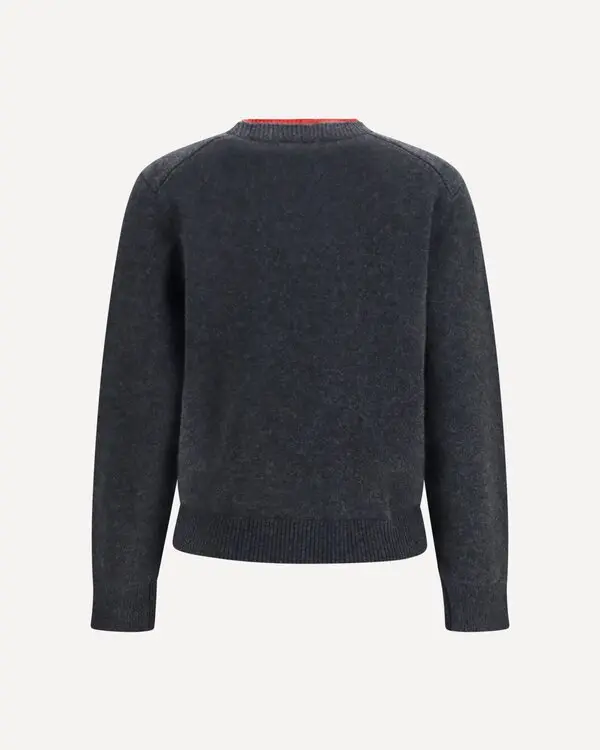 Loulou De Saison Otis Cashmere Sweater - Grey
