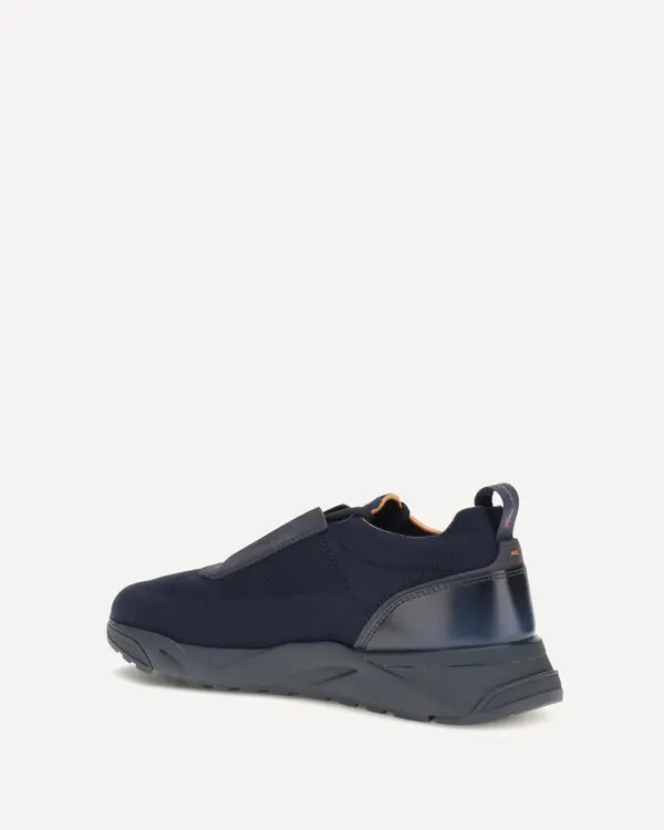 Santoni Stretch Fabric Sneakers