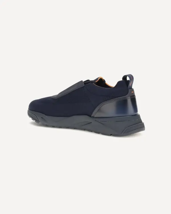 Santoni Stretch Fabric Sneakers