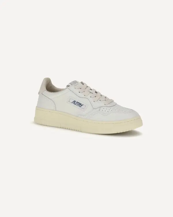 AUTRY Medalist Low Leather Sneakers - White
