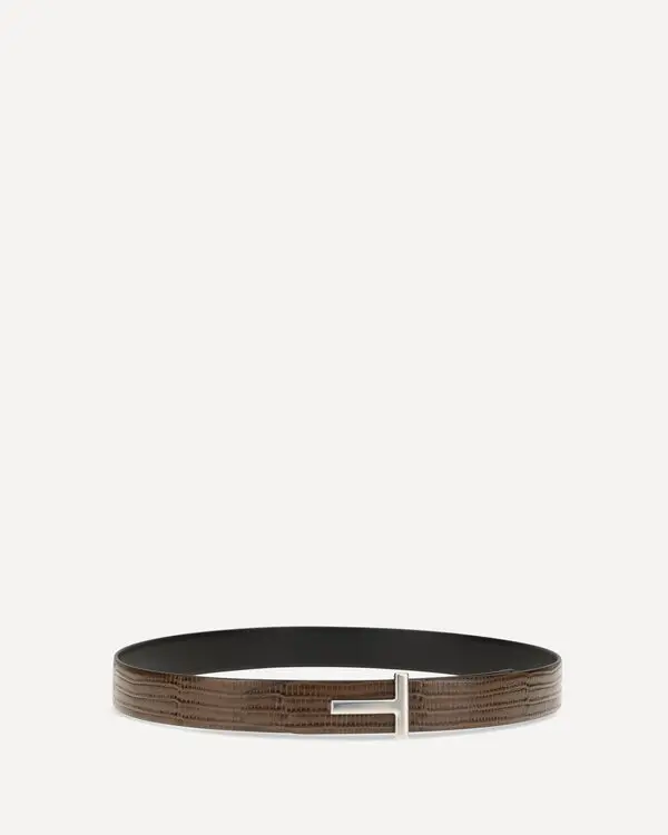 TOM FORD Reversible T Icon Belt